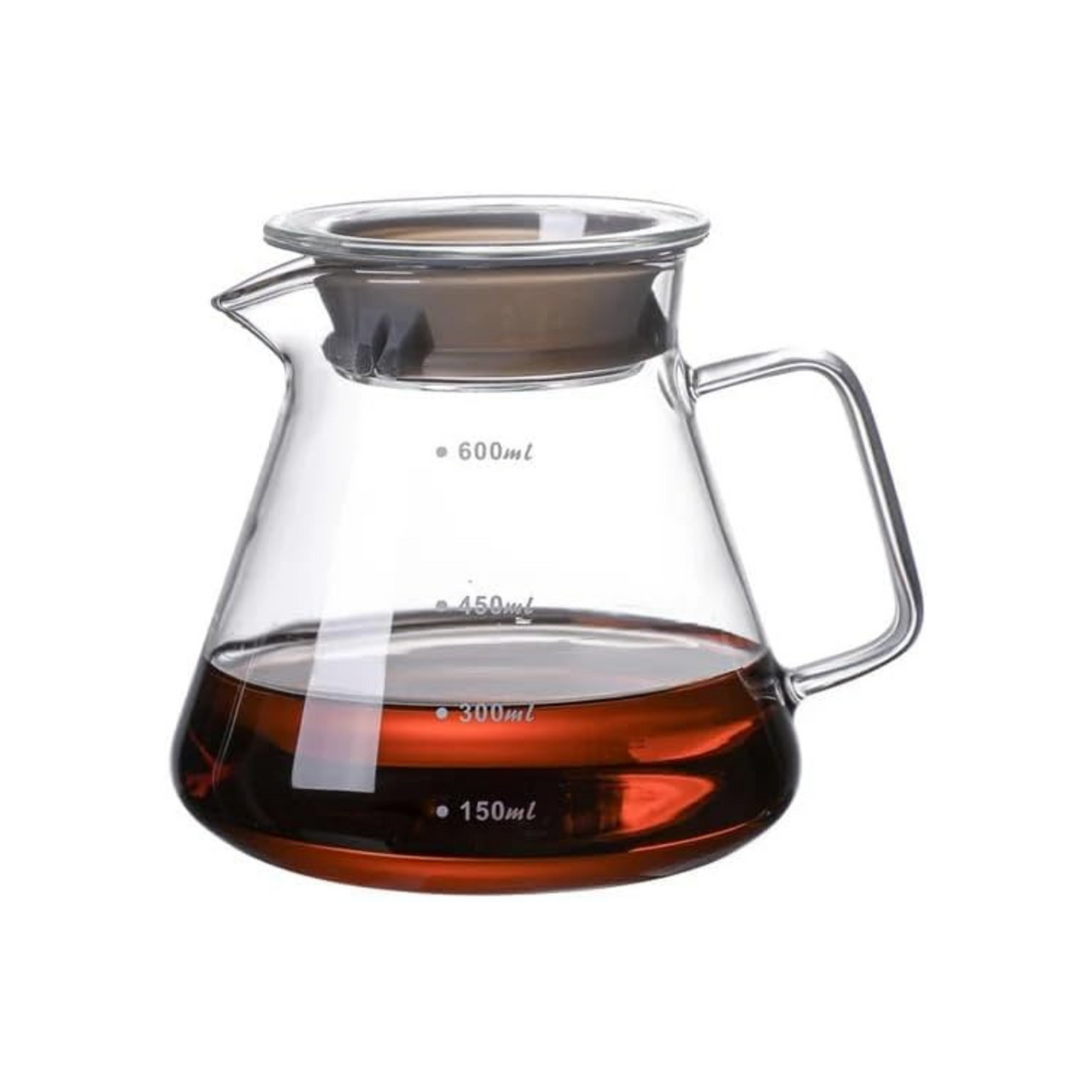 Buy Glass Coffee Server Pot 600 ML - 1CHASEHOME – 1Chase Home